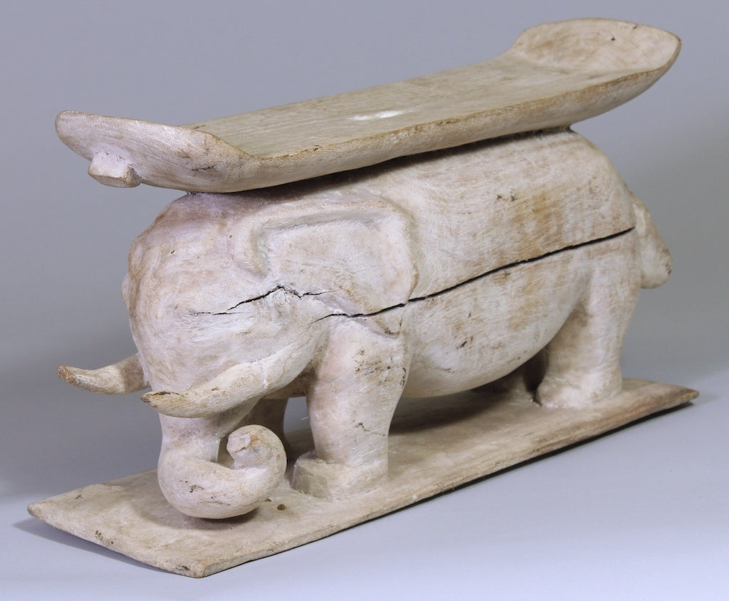 Small Old Elephant Ewe Stool — Niger Bend