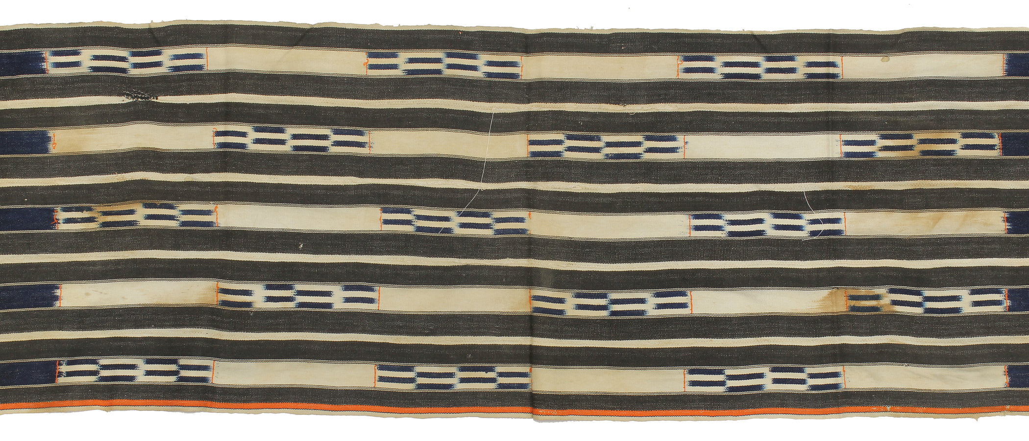 Vintage Baule Textile "Wrapper" | 55" x 18" — Niger Bend