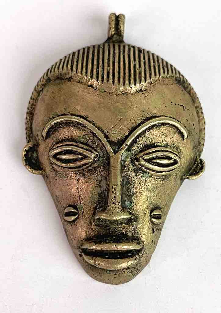 Contemporary African Brass Mask — Niger Bend