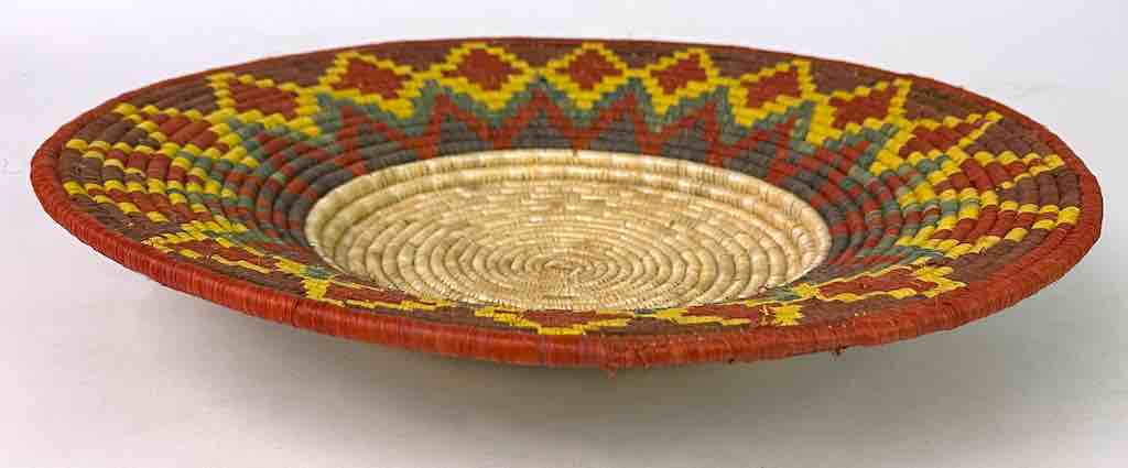 Finest Quality Handwoven Batoro Raffia Basket/Bowl | 13" — Niger Bend