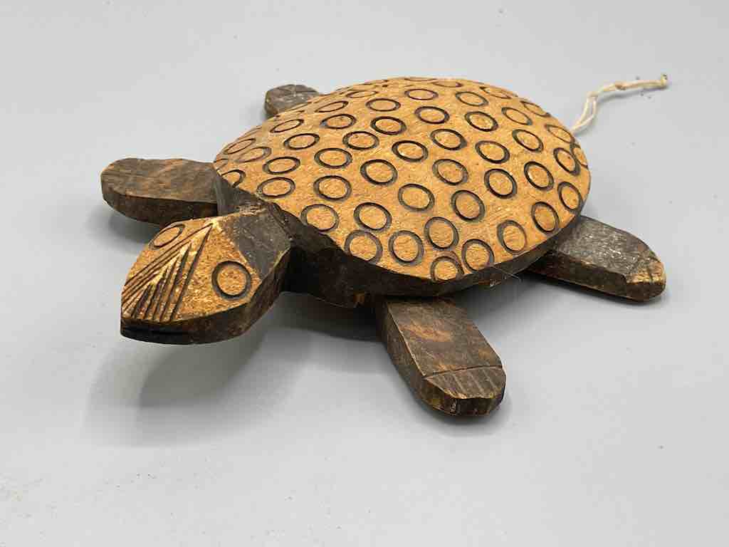 African Wood Turtle Spirit Figure - Mali — Niger Bend