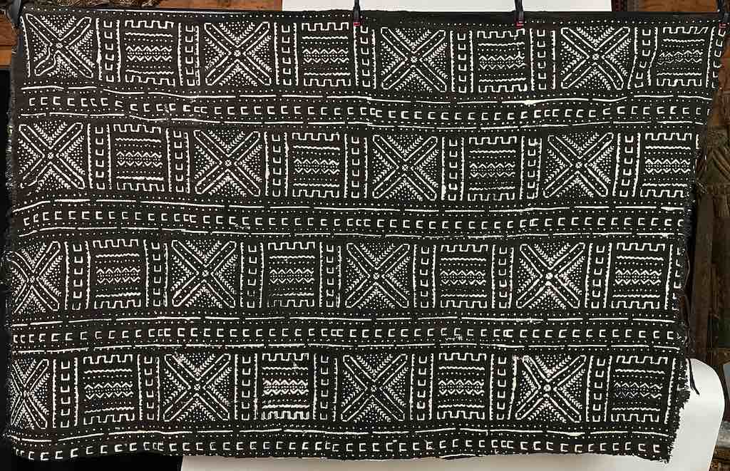 Contemporary Batik Mudcloth Mali African Textile | 60" x 40" — Niger Bend
