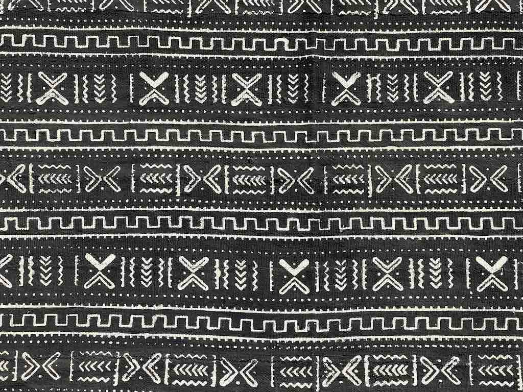 XL Contemporary Batik Mudcloth Mali African Textile | 82 x 62" — Niger Bend