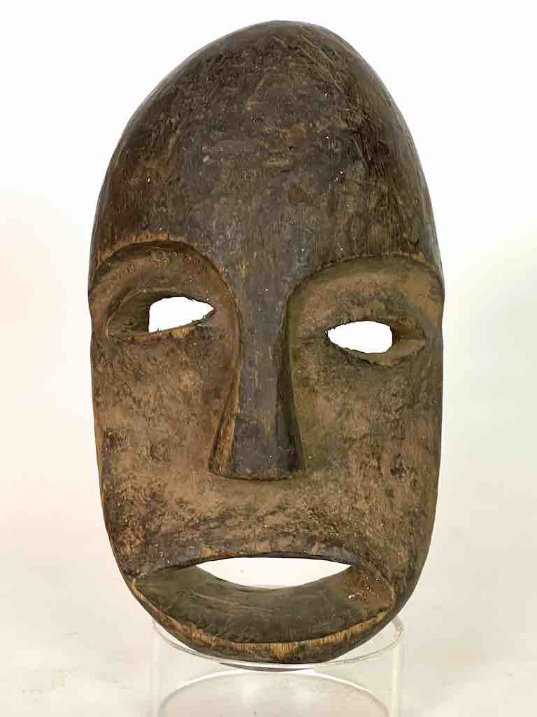 Ceremonial-style African Lega Tribal Mask from Congo (DRC) — Niger Bend