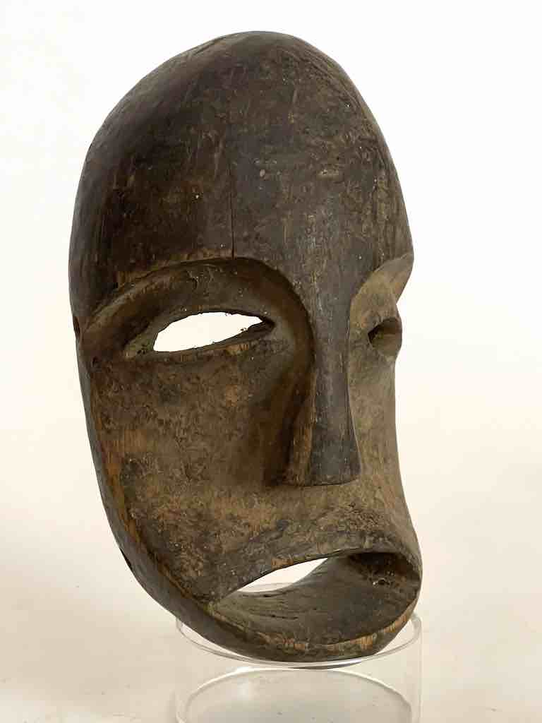 Ceremonial-style African Lega Tribal Mask from Congo (DRC) — Niger Bend