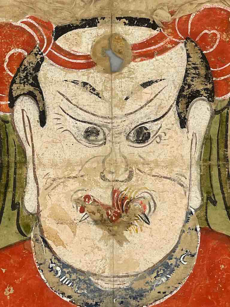 Vintage Dao Tsien Tao rice paper priest mask - Viet Nam — Niger Bend