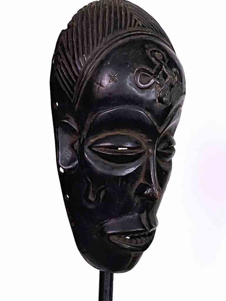 Ceremonial-style African Chokwe Tribal Mask from Congo (DRC) — Niger Bend