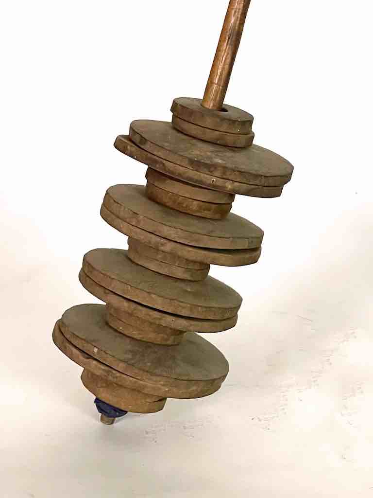 Vintage Traditional Wasamba Gourd Disk Rattle Musical Instrument ...