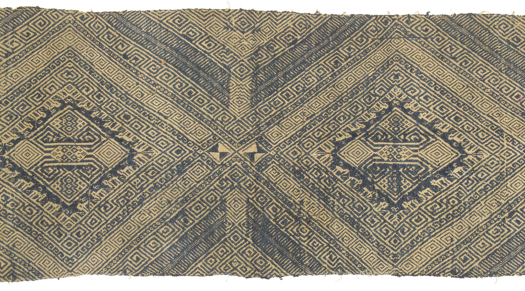 Vintage Black Tay Textile from Vietnam | 48" x 17" — Niger Bend